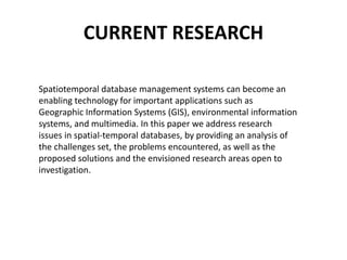 Temporal database | PPTX