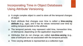 Temporal databases | PPTX