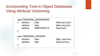 Temporal databases | PPTX