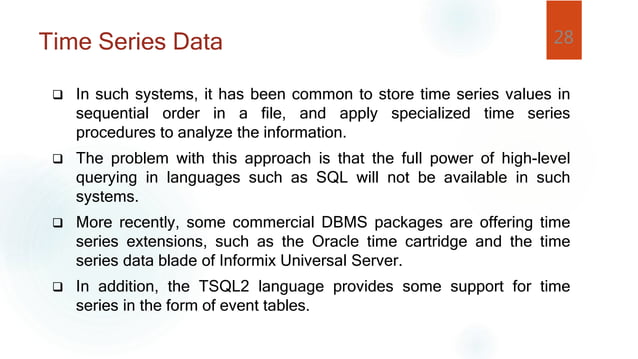 Temporal databases | PPTX | Databases | Computer Software and Applications