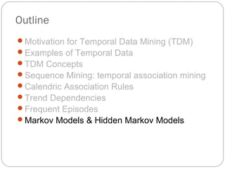 Temporal data mining | PPT