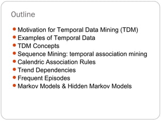 Temporal data mining | PPT