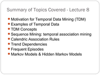 Temporal data mining | PPT