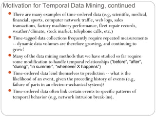 Temporal data mining | PPT