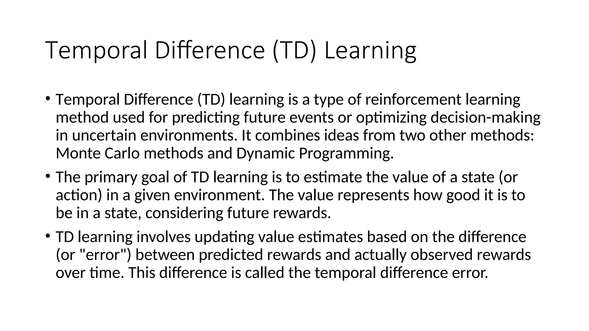 temporal difference in Reinforcement .pptx