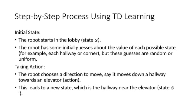 Temporal Difference In Reinforcement Pptx