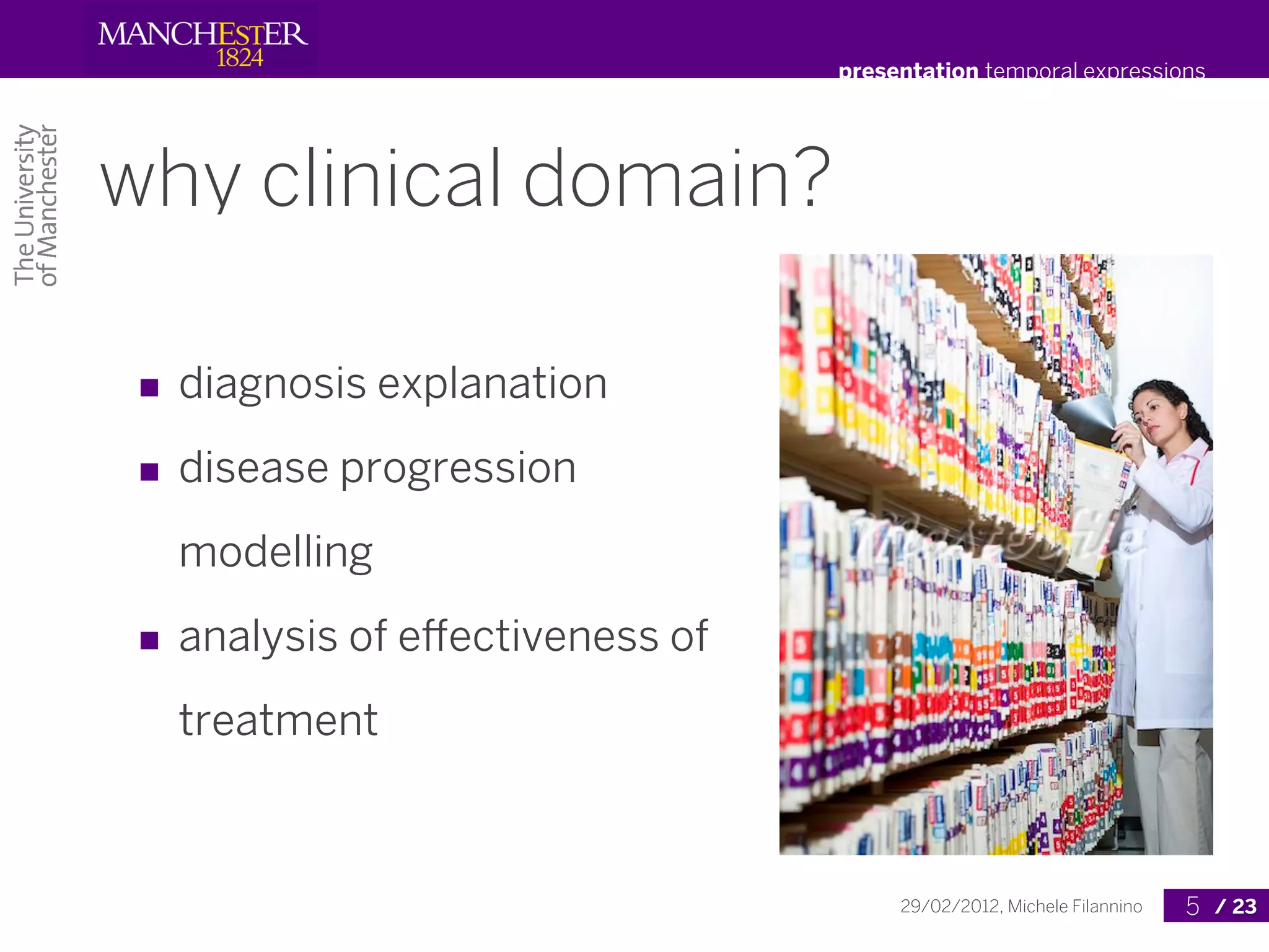 Temporal Expressions Identification In Biomedical Texts Ppt