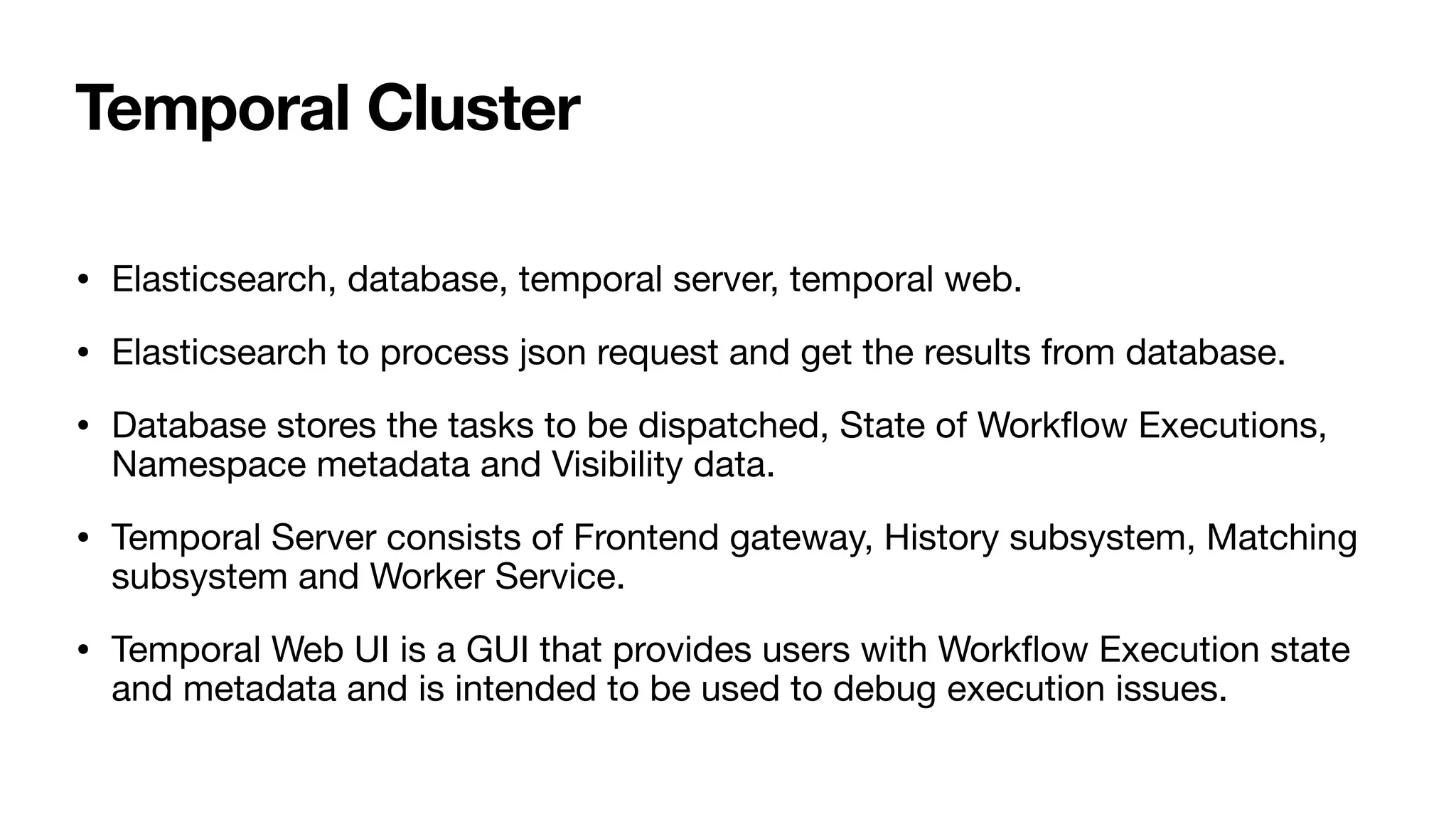 What is Temporal: Workflow & Cluster | PDF