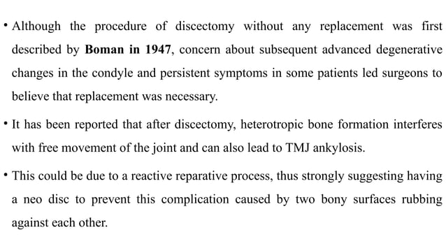 temporalis myofasial flap in internal derangement of the ...