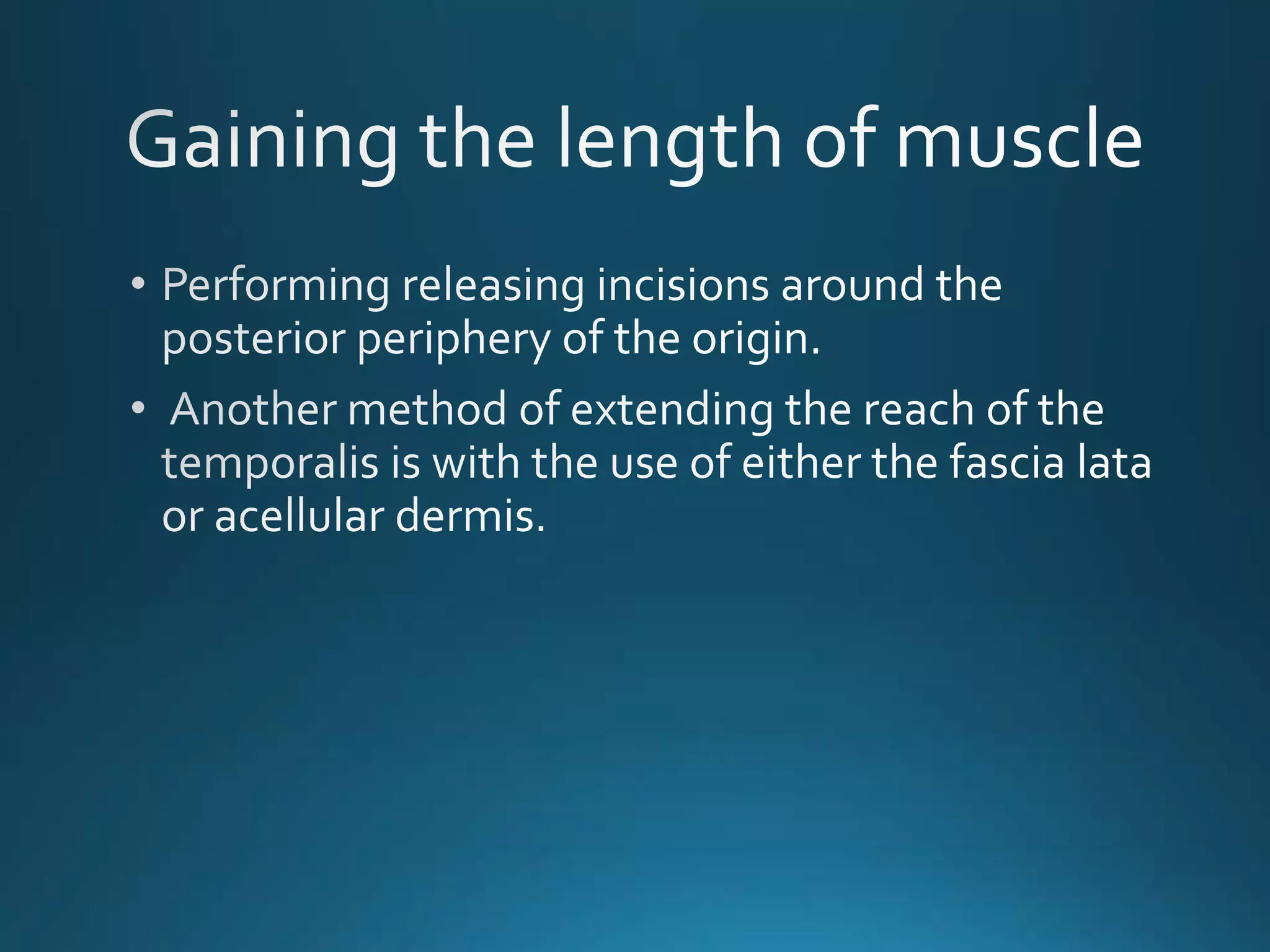Temporalis transfer for unilateral facial nerve palsy for smile ...