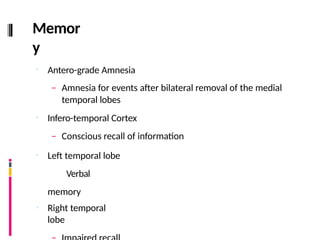 temporal lobe anatomy class - Detailed anatomy | PPTX