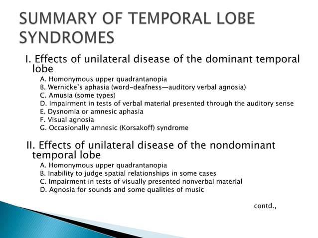 Temporal lobe and limbic system | PPTX | Brain and Nervous System ...