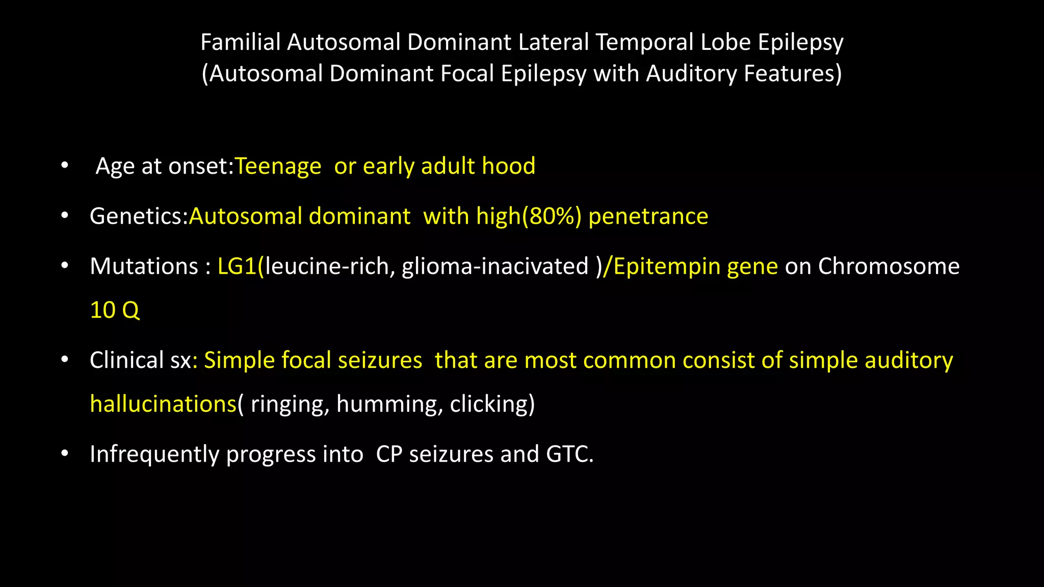 Temporal Lobe Epilepsy Pptx