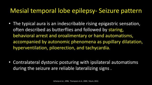 Temporal lobe epilepsy | PPTX