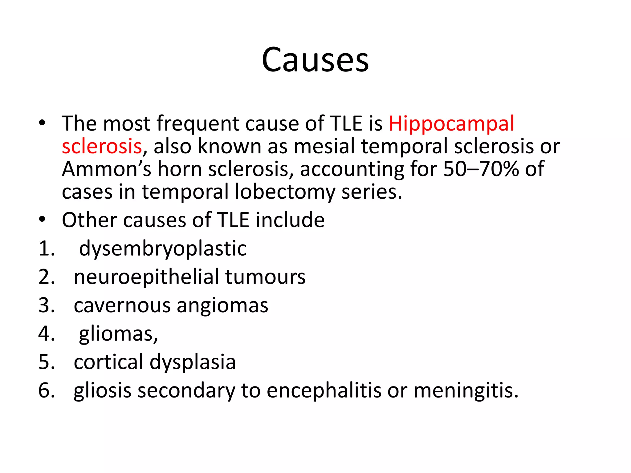 Temporal lobe epilepsy-Psychiatric aspects | PPTX