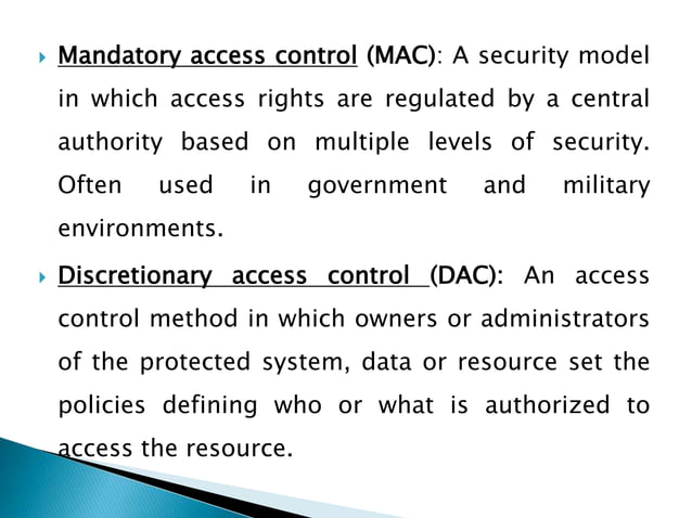 Temporal database, Multimedia database, Access control, Flow control | PPTX