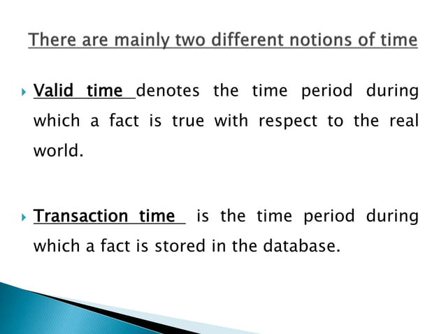 Temporal database, Multimedia database, Access control, Flow control | PPTX Temporal database, Multimedia database, Access control, Flow control | PPTX