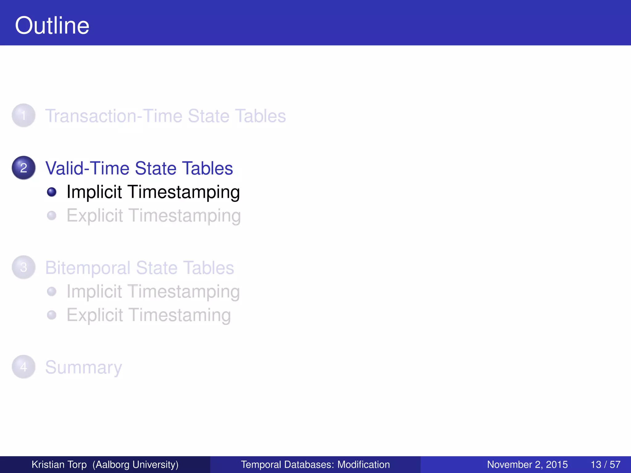 Temporal Databases: Modifications | PDF