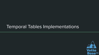 MariaDB Temporal Tables | PPT