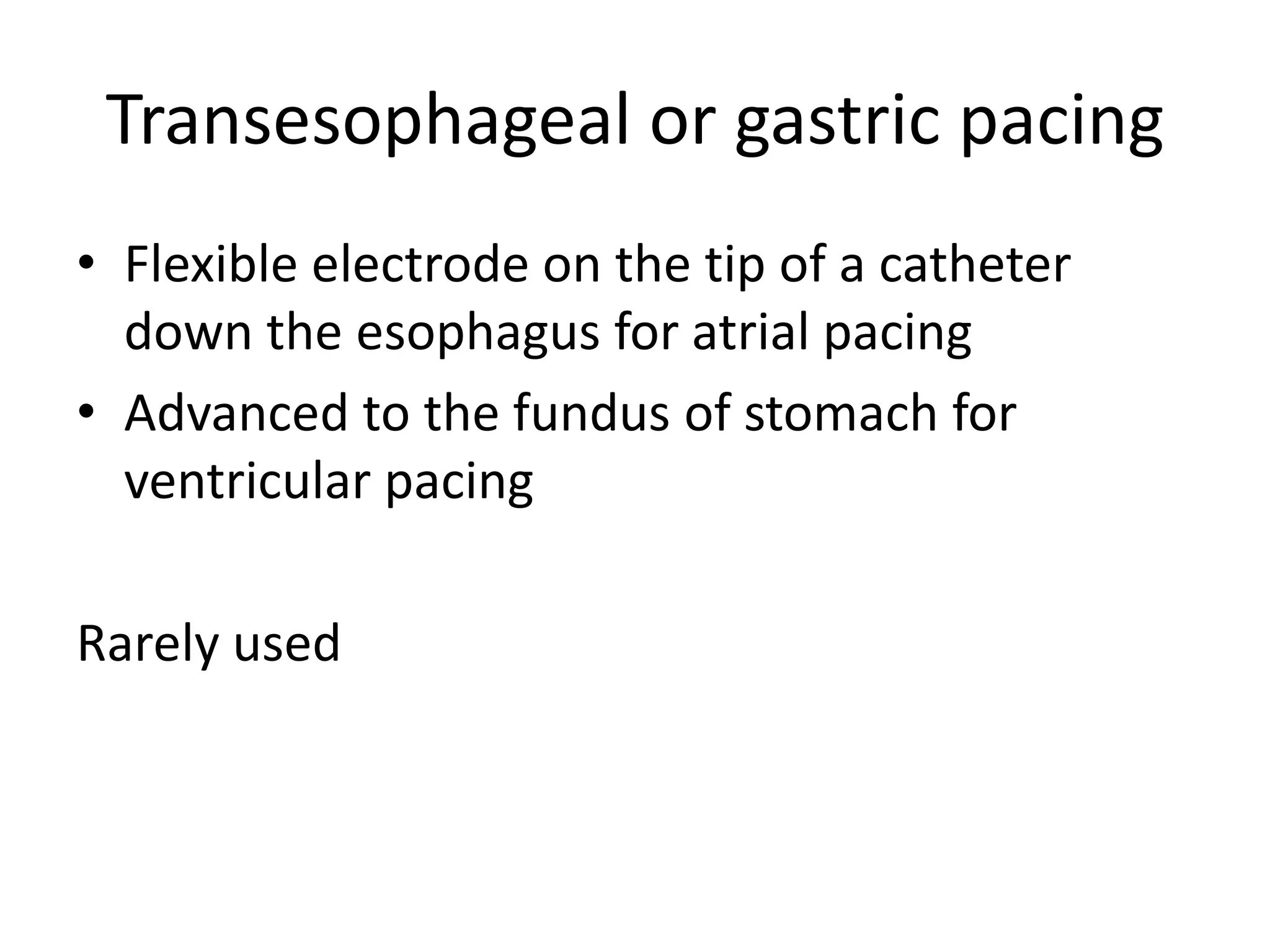 Temporary cardiac pacing | PPTX