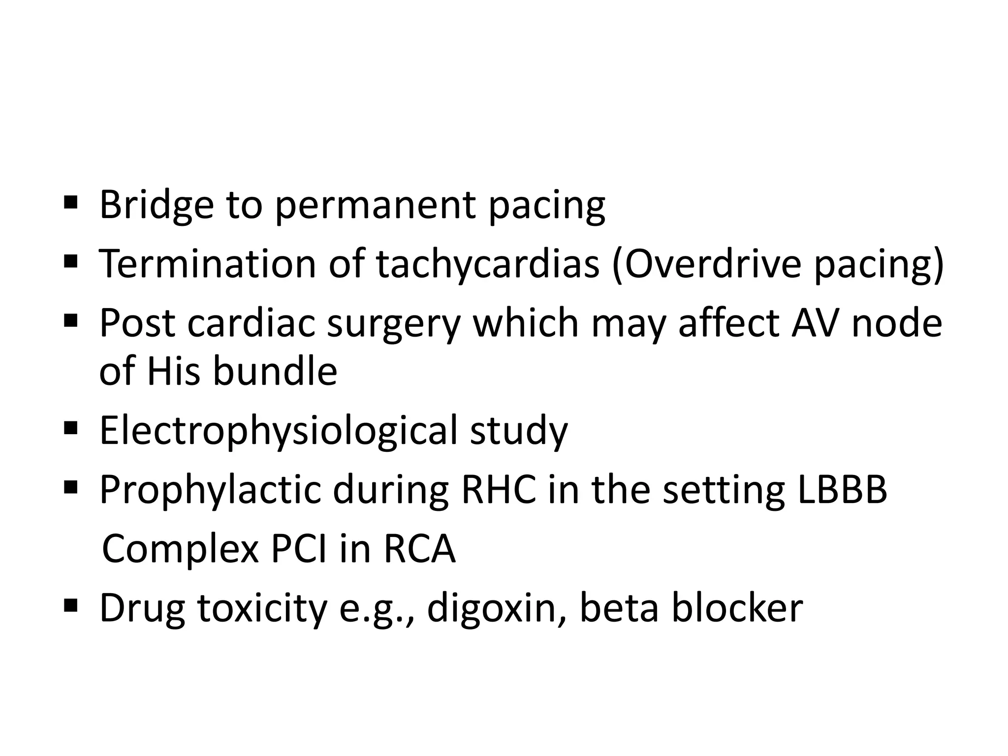 Temporary cardiac pacing | PPTX