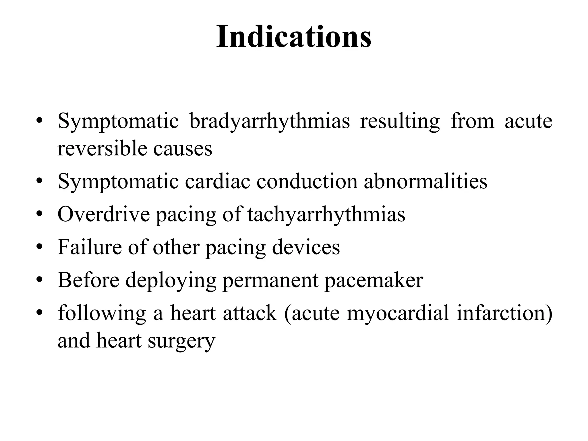 Temporary cardiac pacing | PPTX