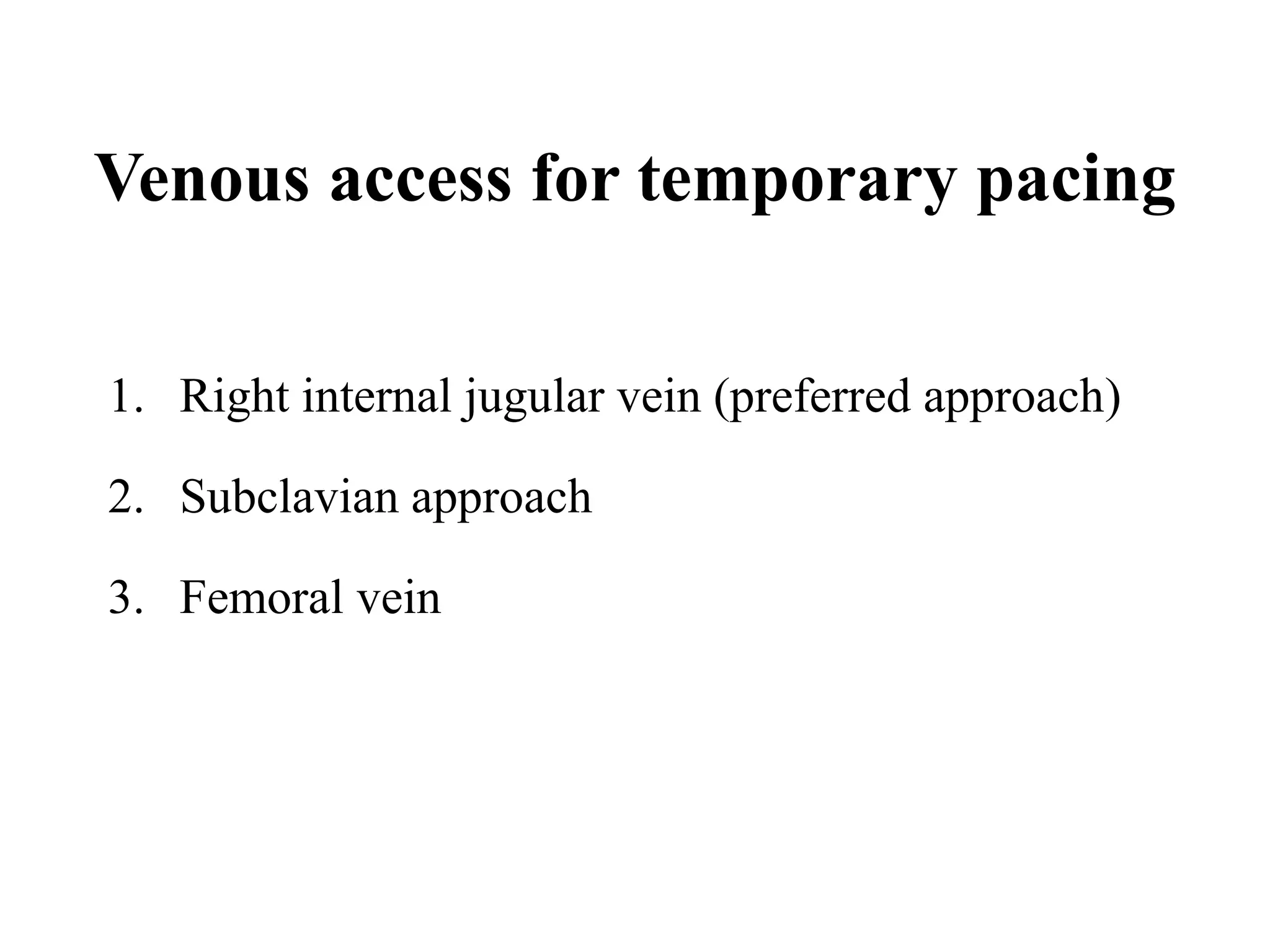 Temporary cardiac pacing | PPTX