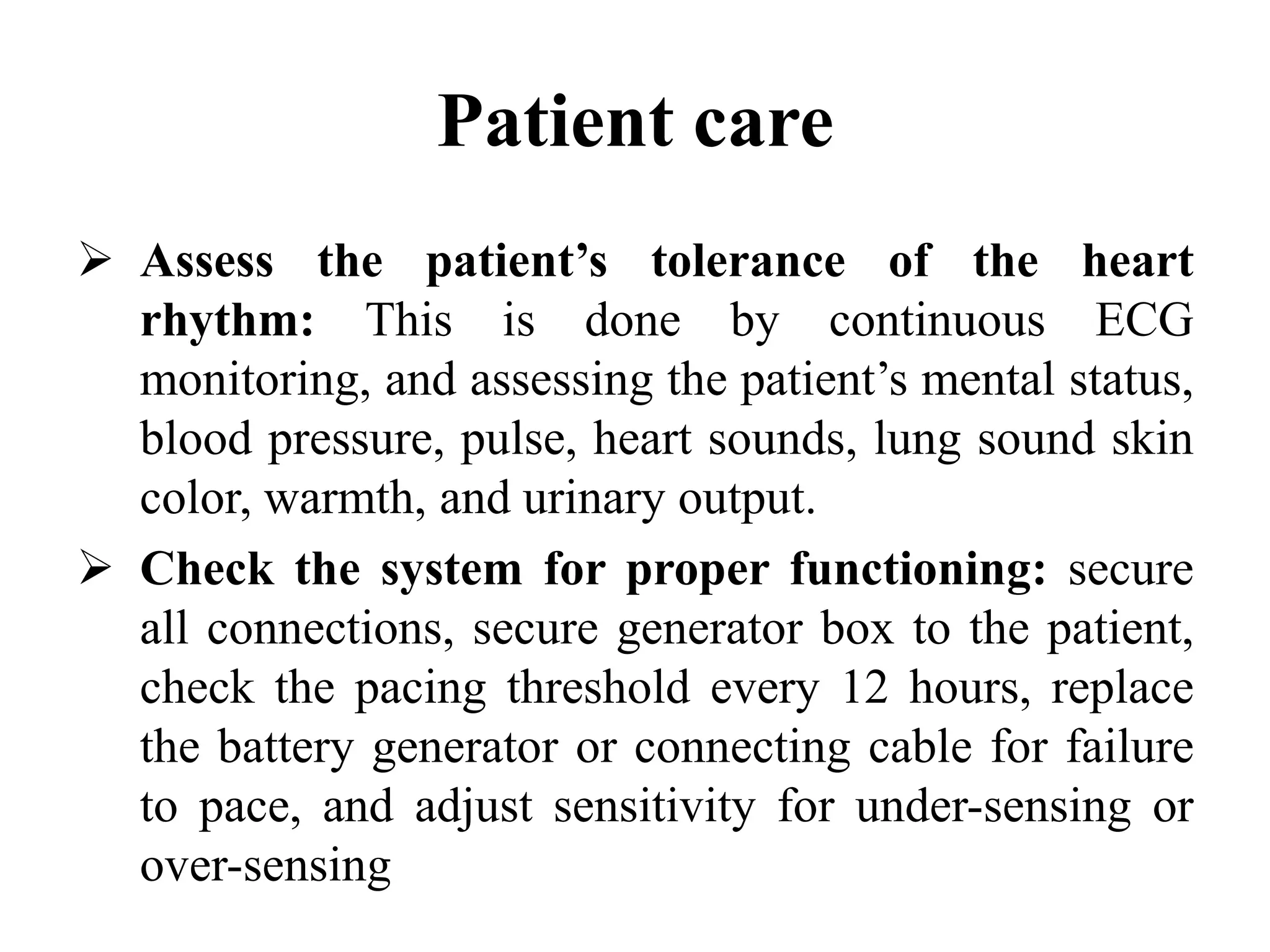 Temporary cardiac pacing | PPTX