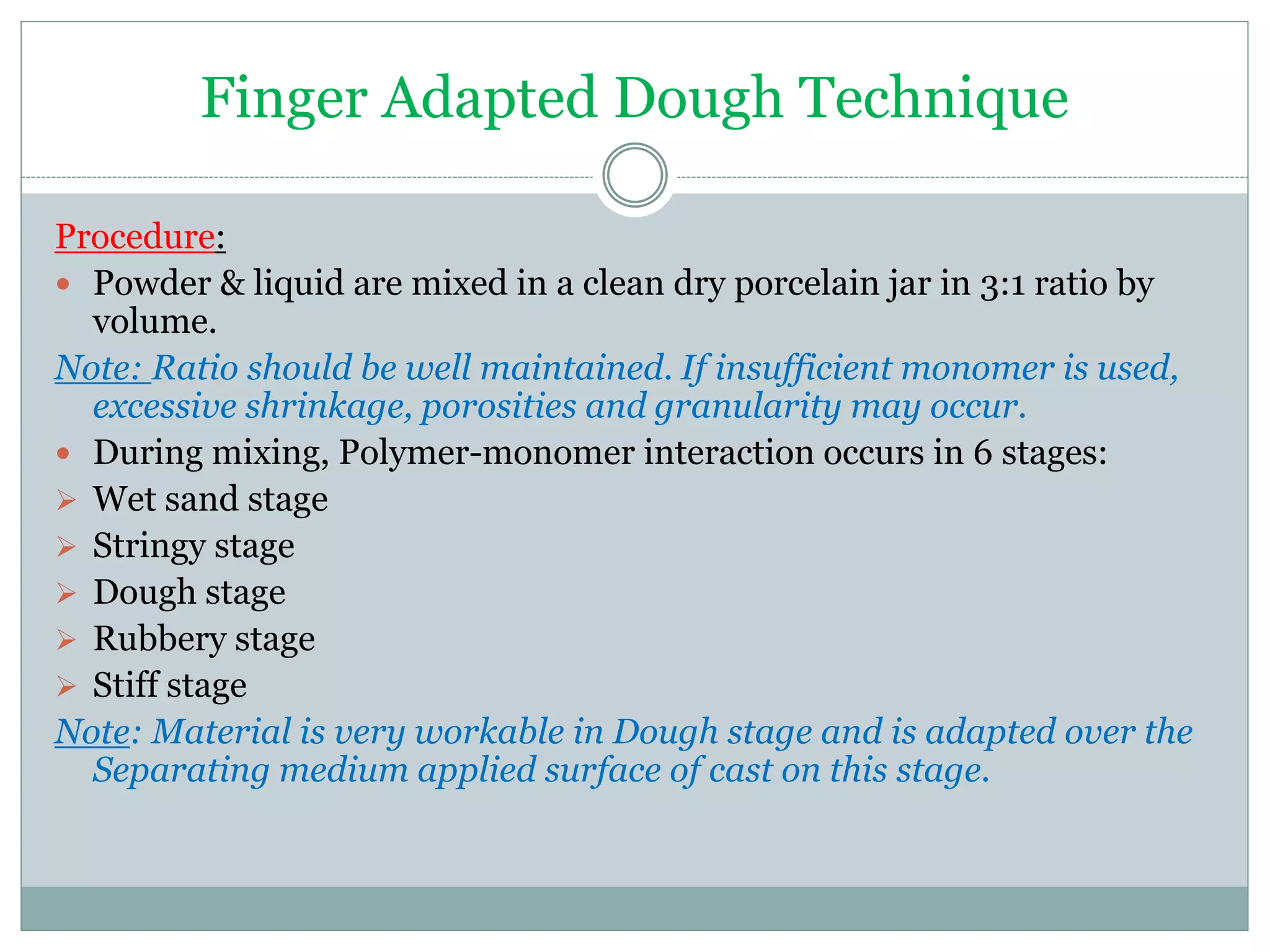 Temporary denture base | PPTX