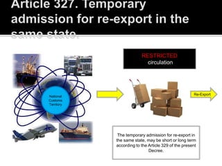 Temporary importation regime | PPT
