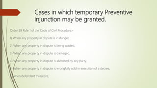 Temporary injunction | PPTX