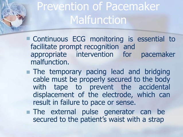 Temporary Pacemaker.pptx | Heart and Cardiovascular Diseases | Diseases ...