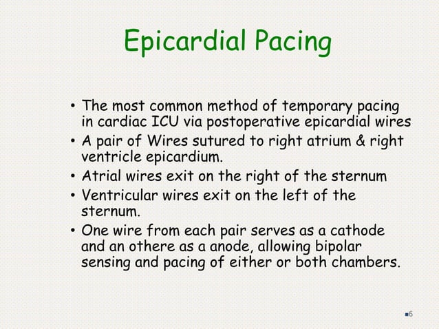 temporary pacemaker easy to learn for PICU | PPT