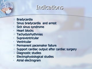 Temporary Pacemaker Slides | PPT