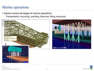 Sesam Capabilities for Transportation & Installation Analysis | PDF ...