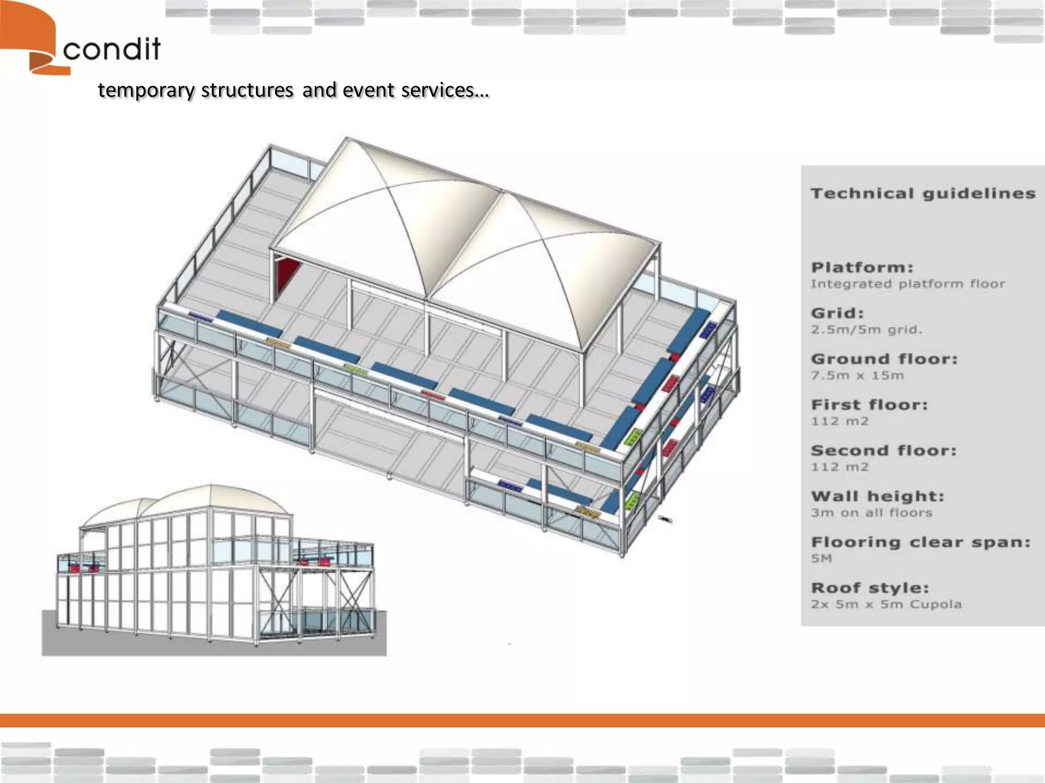 Temporary structures technical data from condit exhibits | PDF