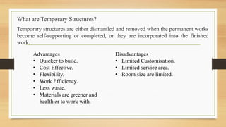 Temporary stuctures | PDF