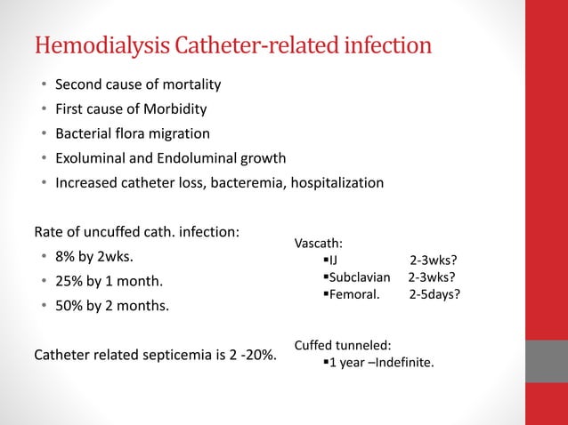 Temporary vascular access for hemodialysis | PPTX | Blood Disorders ...