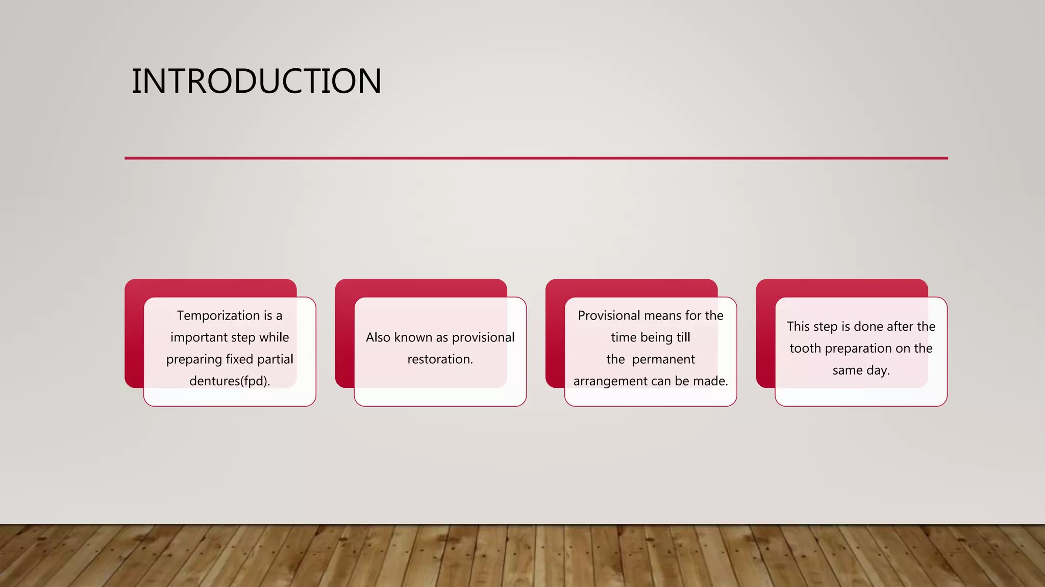 Temporization/provisional restoration | PPTX