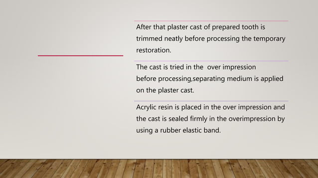 Temporization/provisional restoration | PPTX | Dental Health | Diseases and Conditions