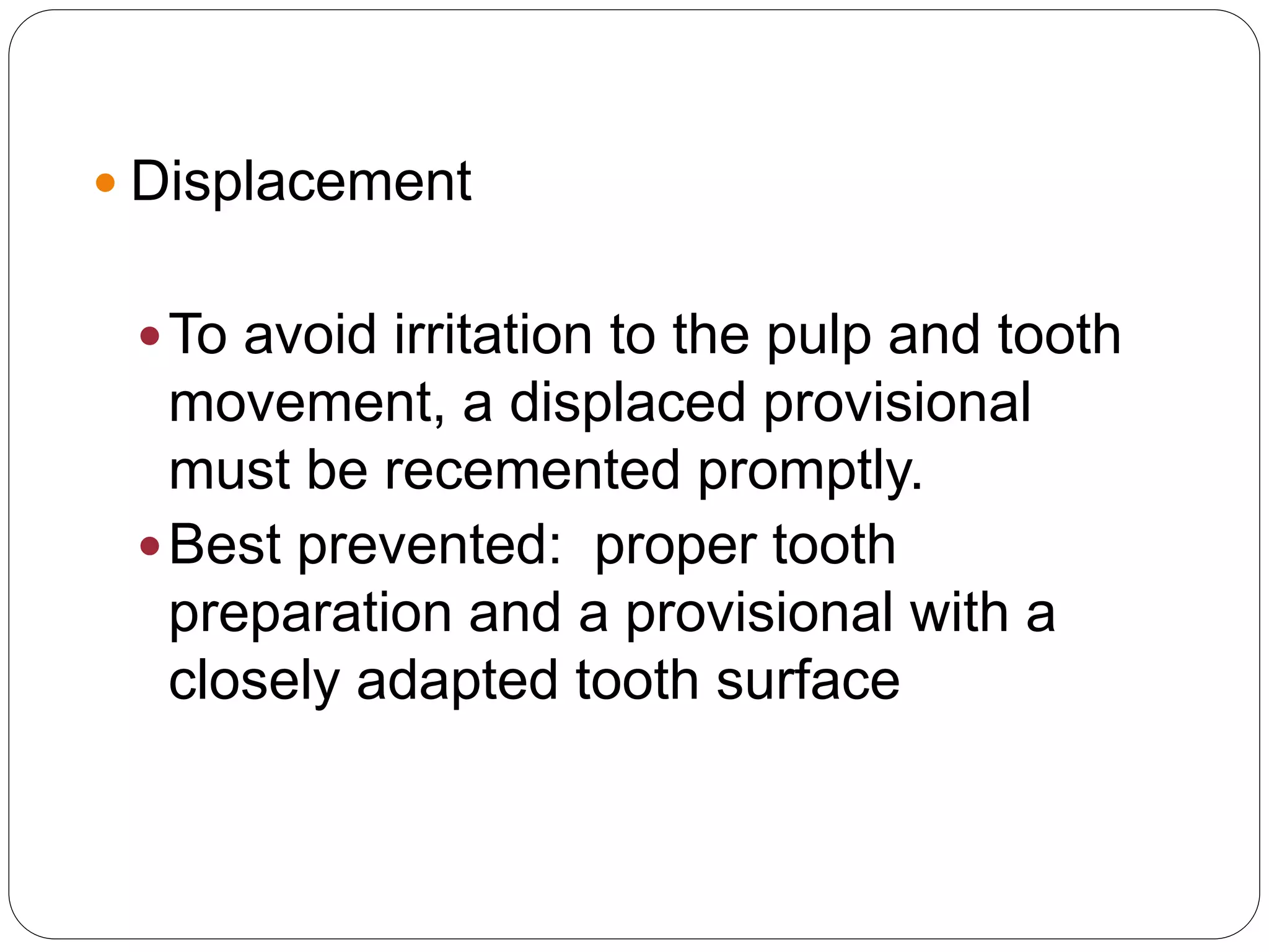Temporization in fixed prosthodontics | PPTX