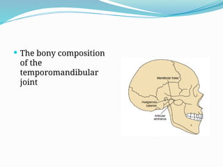 TEMPOROMANDIBULAR JOINT DISORDERS ...... | PPT
