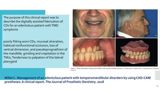 Temporomandibular disorders | PPTX