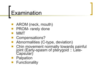 Temporomandibular Joint | PPT
