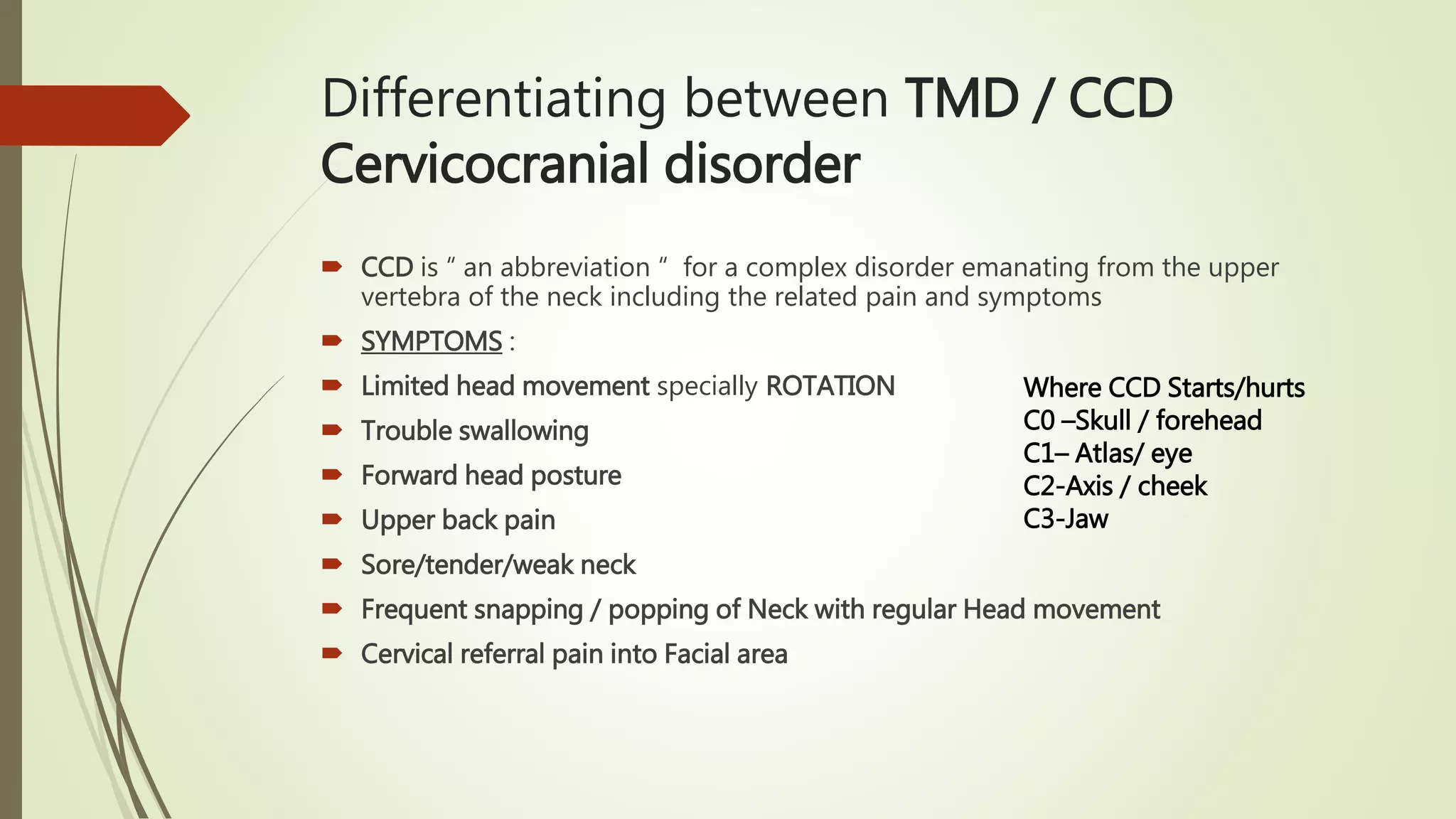 Temporomandibular joint /disorders /management / treatment | PPTX