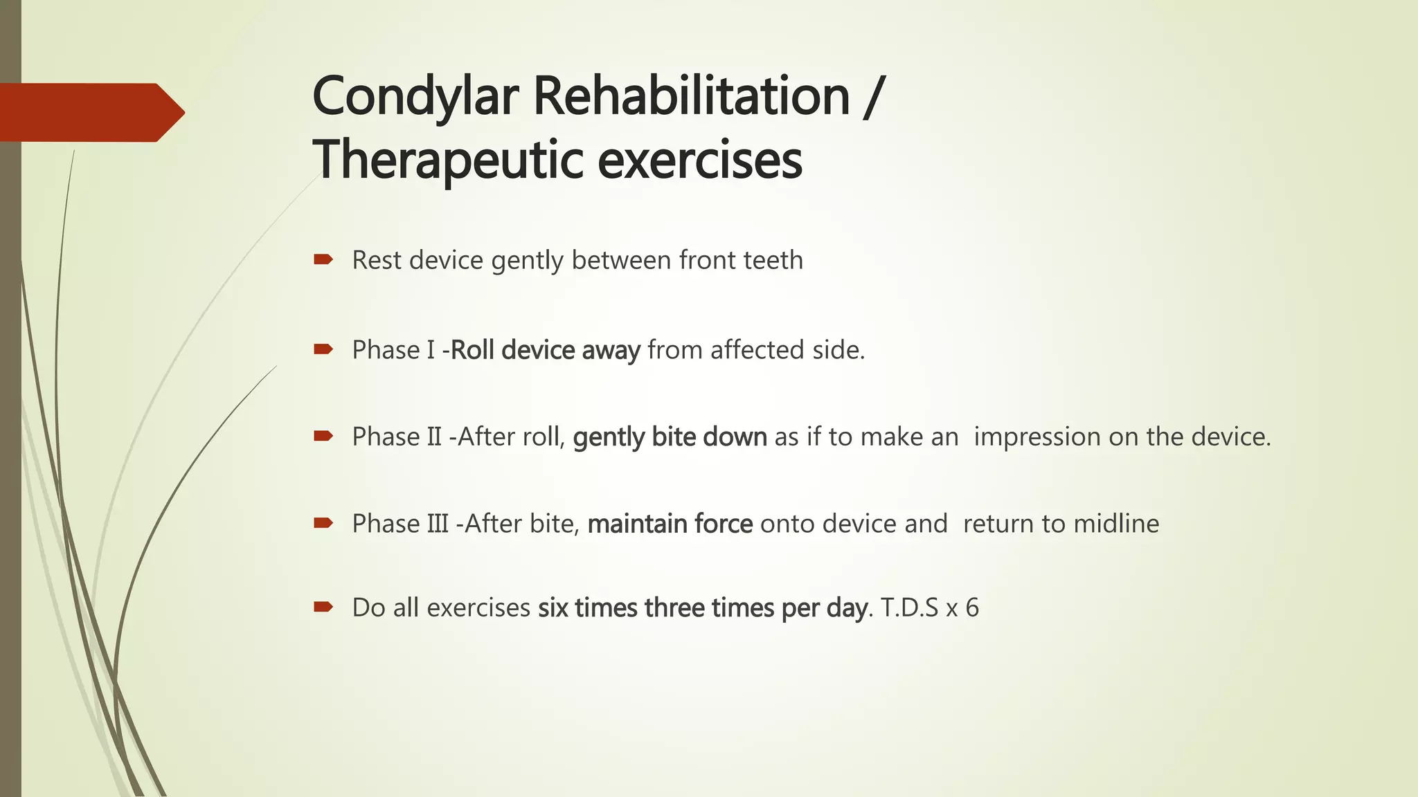 Temporomandibular joint /disorders /management / treatment | PPTX
