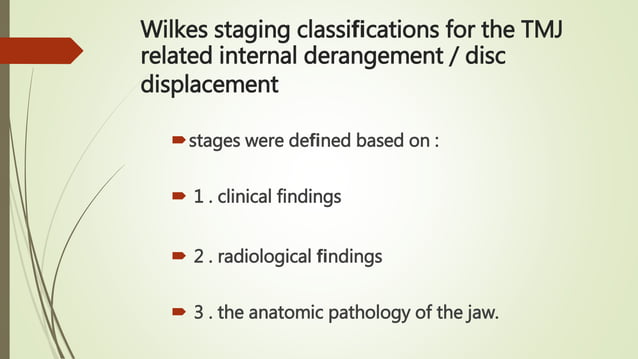 Temporomandibular joint /disorders /management / treatment | PPT