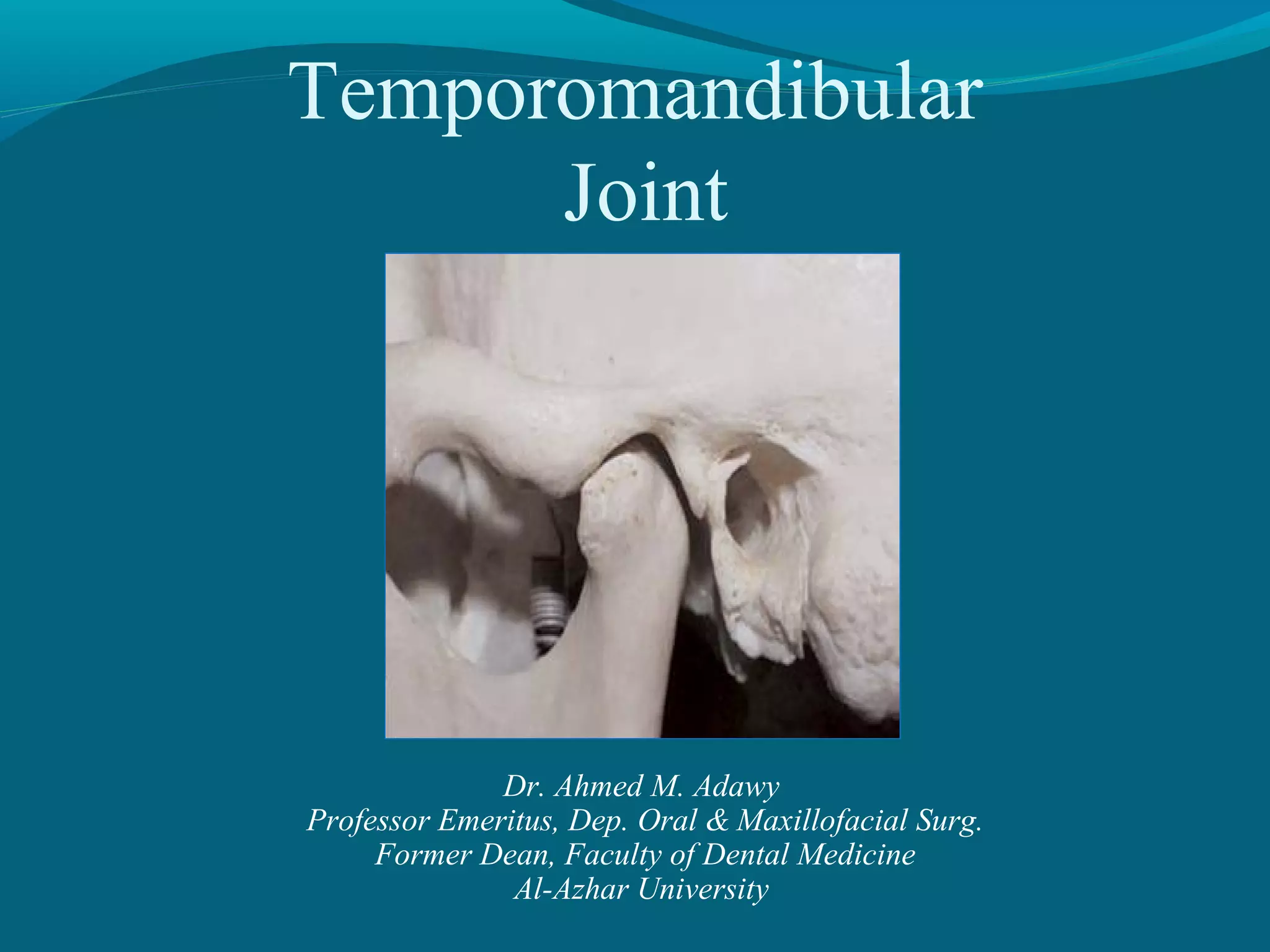 Temporomandibular joint | PPT