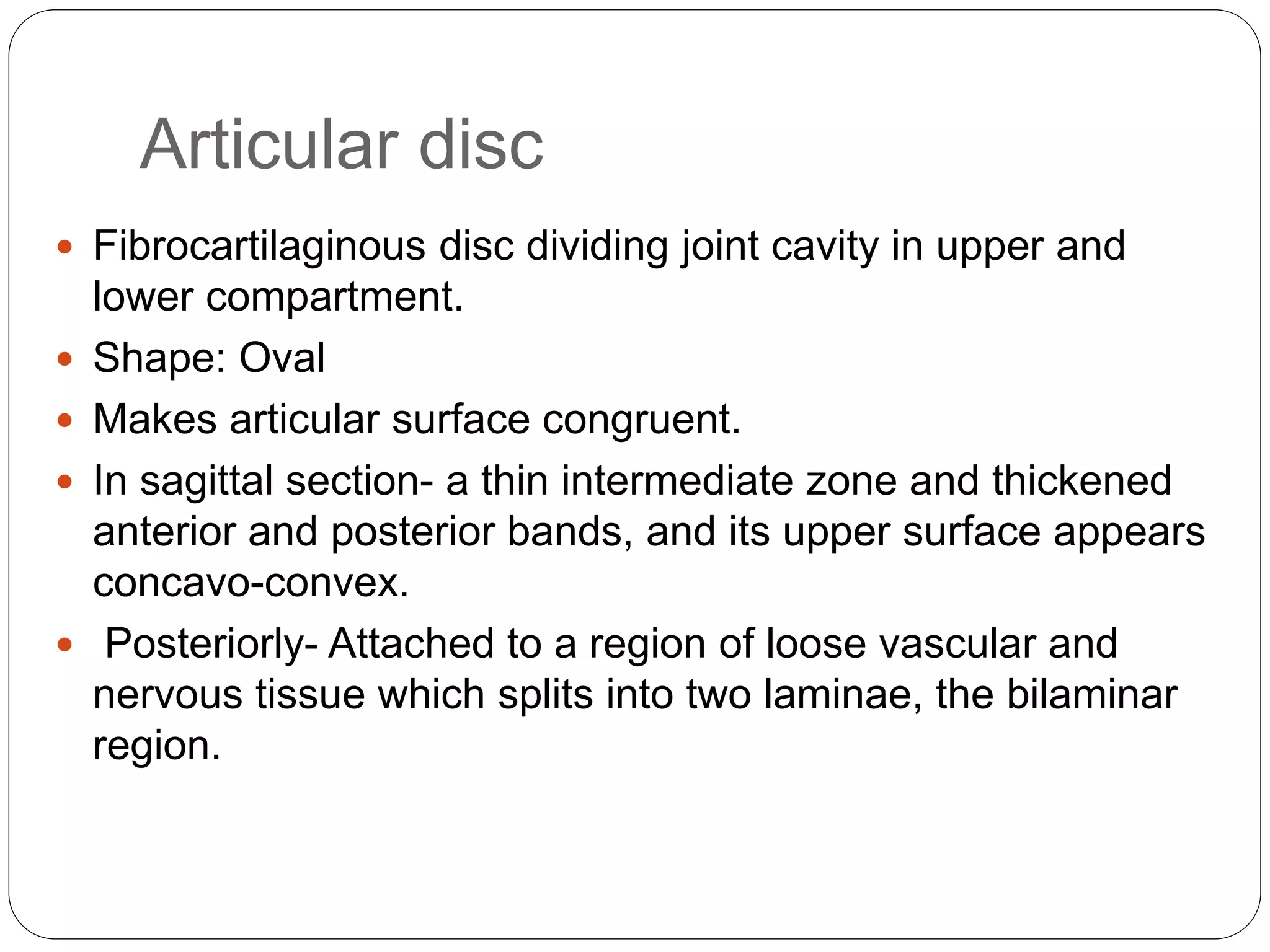 Temporomandibular joint | PPTX