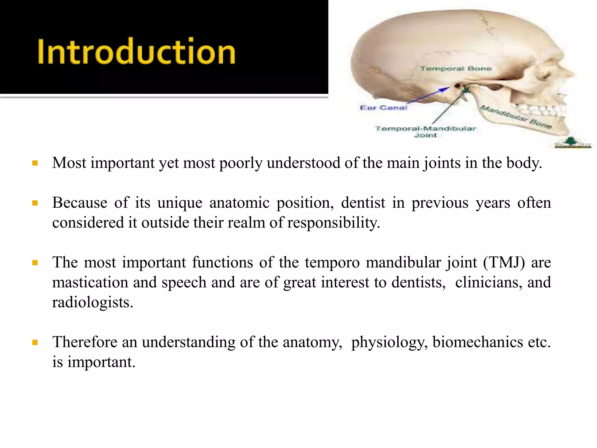 Temporo mandibular joint | PPTX